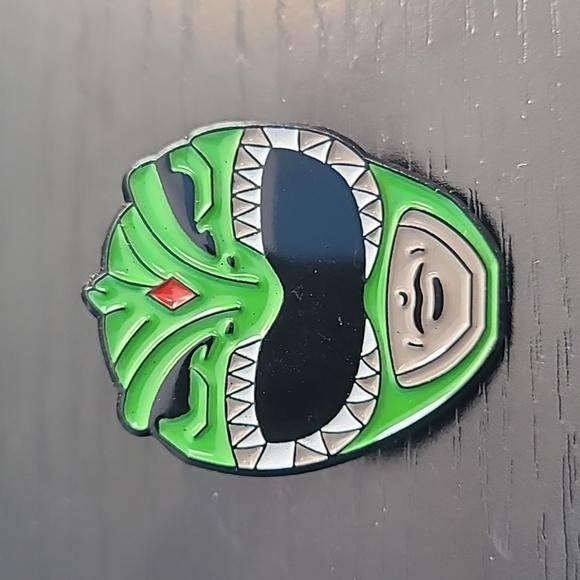 Power Ranger | Jewelry | Power Rangers Green Ranger Pin | Poshmark